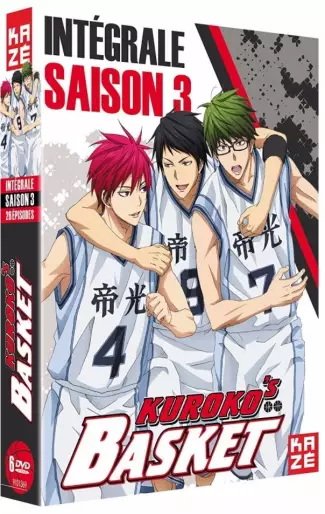 DVD Kuroko's basket - Intégrale - Saison 3 - Anime Dvd - Manga news