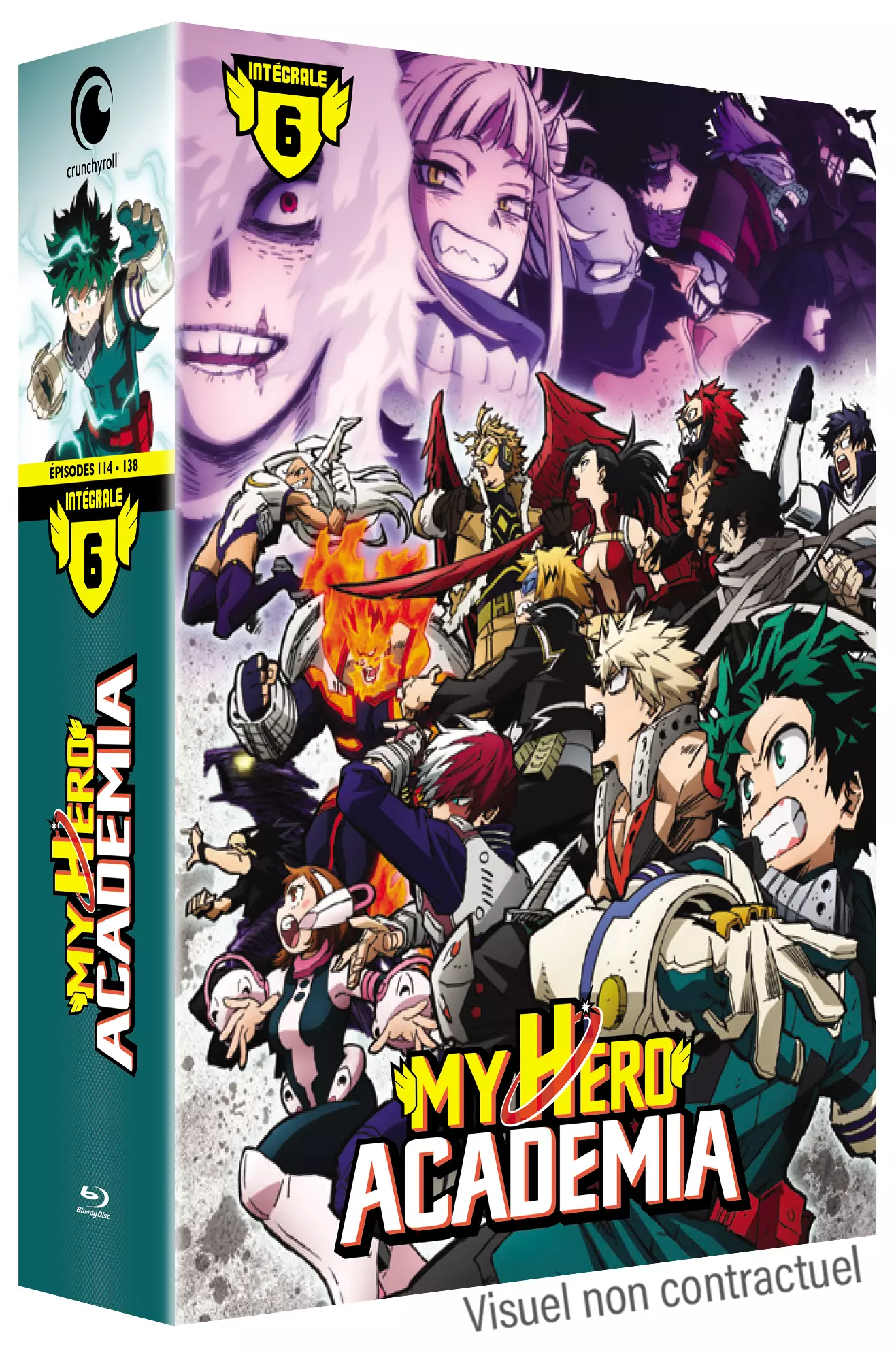 Couvertures dvd My Hero Academia - Saison 6 - Blu-Ray - Manga news