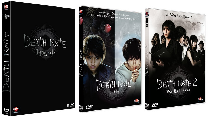 DVD Death Note - Coffret 2 Films - Anime Dvd - Manga news